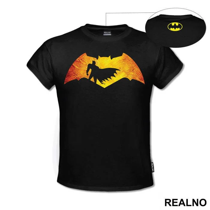 Orange And Yellow Logo - Batman