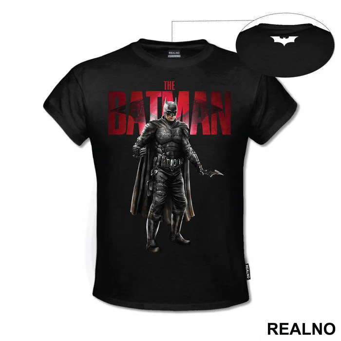 Standing With Red Logo - Batman