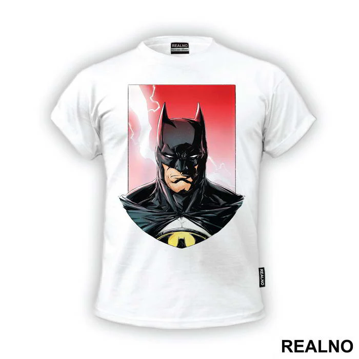Lightning Strike - Face Portrait - Batman