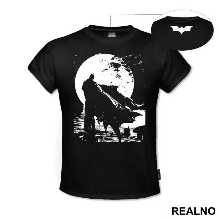 Moon And Bat - Batman - Majica