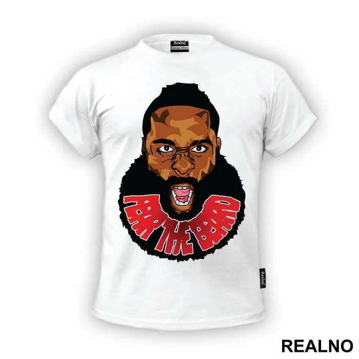 James Harden Fear The Beard Red And Black - NBA - Košarka