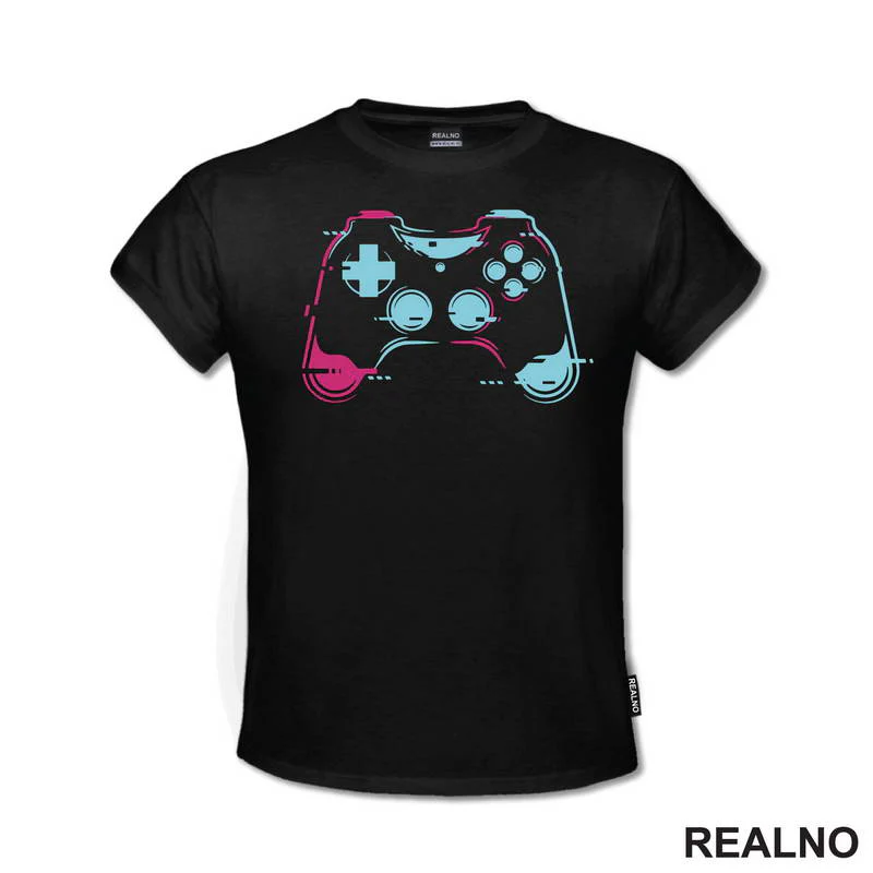Joystick - Colors - Games - Geek - Majica