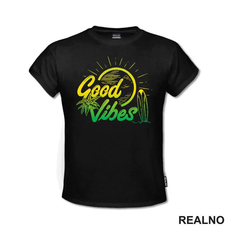 Good Vibes - Yellow And Green - Planinarenje - Kampovanje - Priroda - Nature