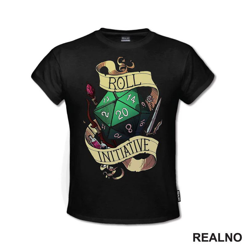 Roll Initiative - D&D - Dungeons And Dragons - Majica