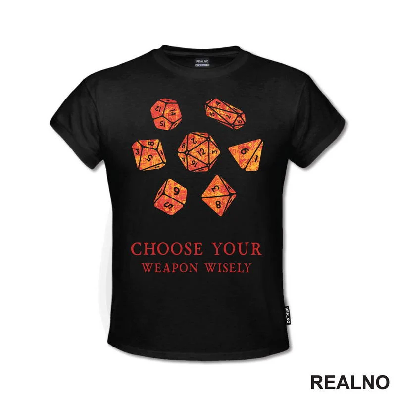 Choose Your Weapon Wiseley - D&D - Dungeons And Dragons - Majica