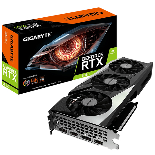 nVidia GeForce RTX 3050 GAMING 8GB 128bit GV-N3050GAMING OC-8GD