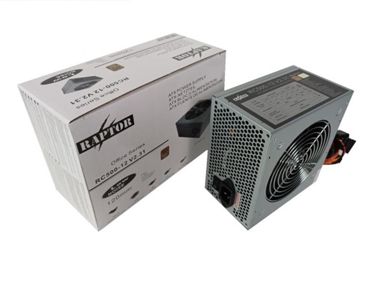 Napajanje Raptor 500W Office Series 12cm fan/80plus, RC500H-12