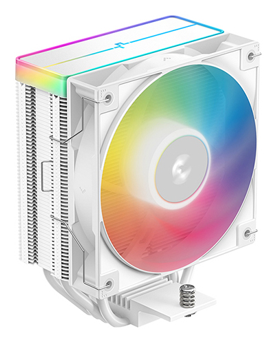 CPU Hladnjak DeepCool AG400 WH ARGB V2 BELI, 4 HeatPipe R-AG400-WHAMMN-GJD