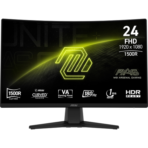 23.6 inča MAG 242C FHD 1920x1080 180Hz AdaptiveSync zakrivljeni gaming monitor