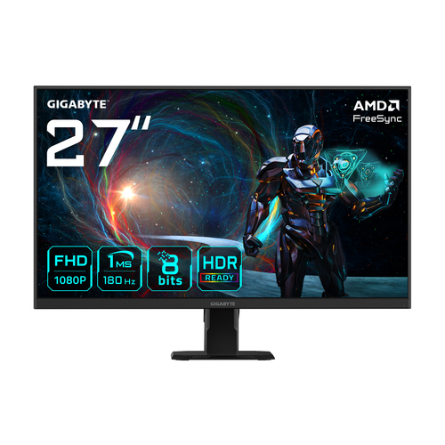 Monitor 27 Gigabyte GS27FA 1920x1080/Full HD/IPS/1ms/180Hz/2x HDMI/DP/HDR