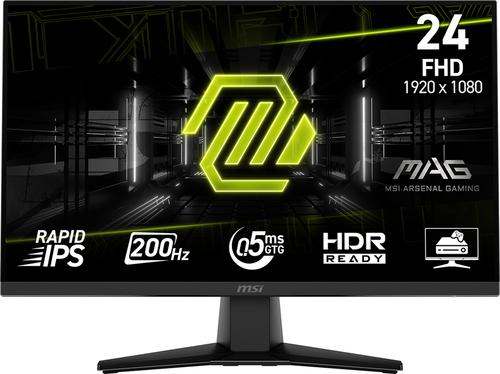 Monitor 24 MSI MAG 242F IPS, FHD, 0,5ms, 200Hz, HDMI, DP