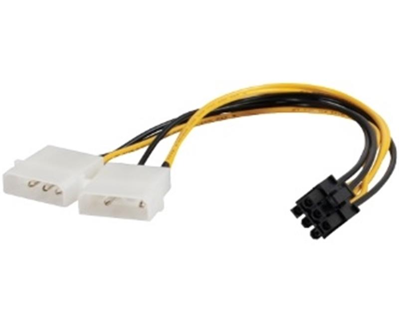 Naponski adapter za PCI-E VGA (6-pin) -2x Molex