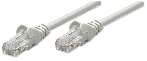 LAN UTP kabl intellinet 318921 Cat5e CCA//Sivi/1m