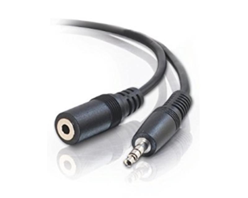 Kabl audio 3.5mm - 3.5mm M/F (produžni) 3m crni