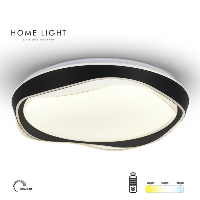 1 SOLEA 107 LED PLAFONJERA 24/48W CCT CRNA DIMABILNA 202579