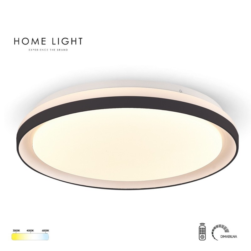 1 SOLEA 124 LED PLAFONJERA 24/48W CCT CRNA DIMABILNA 202587