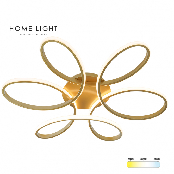 1 SOLEA 164 LED PLAFONJERA 50W CCT ZLATO 202572