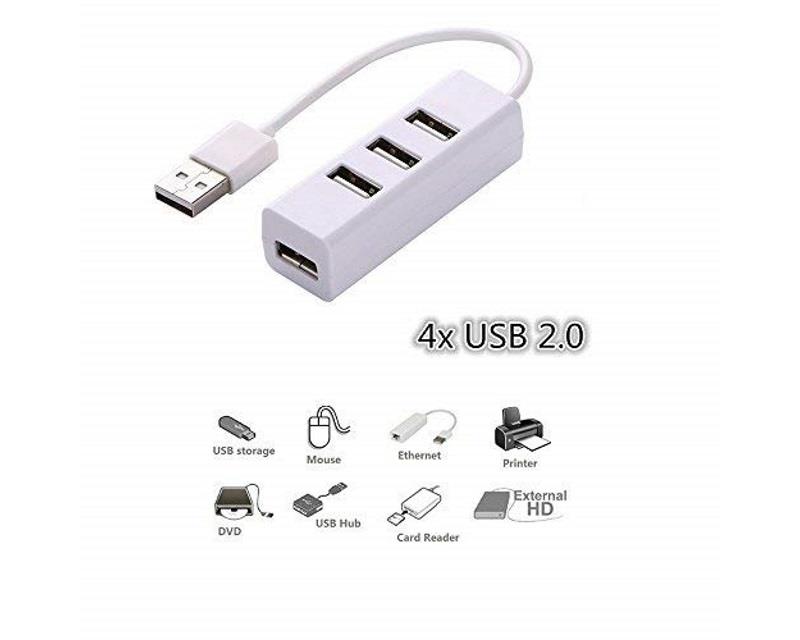 USB 2.0 na 4xHUB 2.0