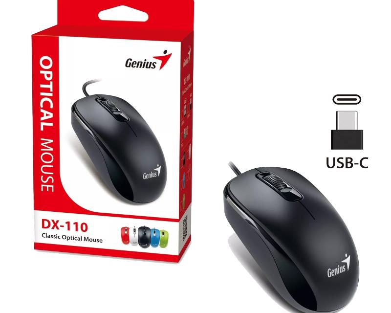 DX-110 USB-C Optical crni miš