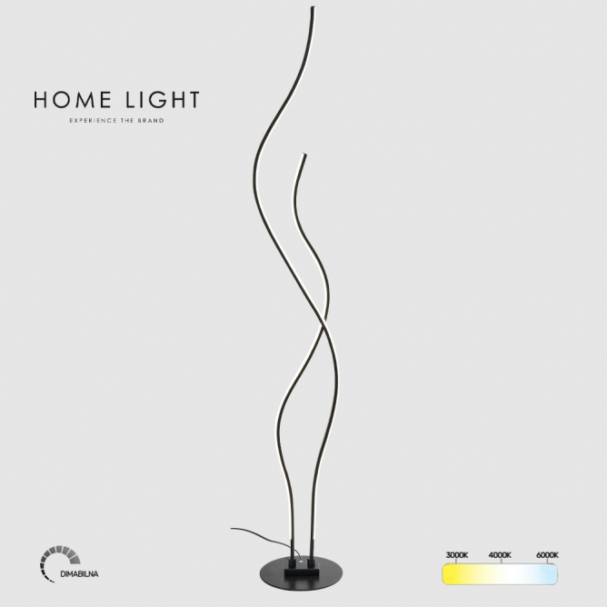1 SOLEA 150 PODNA LAMPA 42W CCT CRNA DIMABILNA 202560