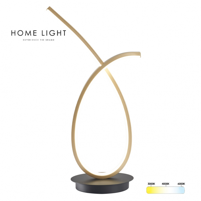 1 SOLEA 148 STONA LAMPA 12W CCT CRNA/ZLATO 202559