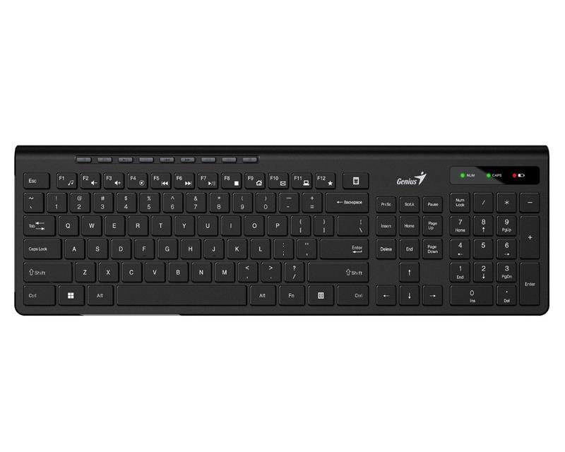 SlimStar 7230 USB US wireless crna tastatura