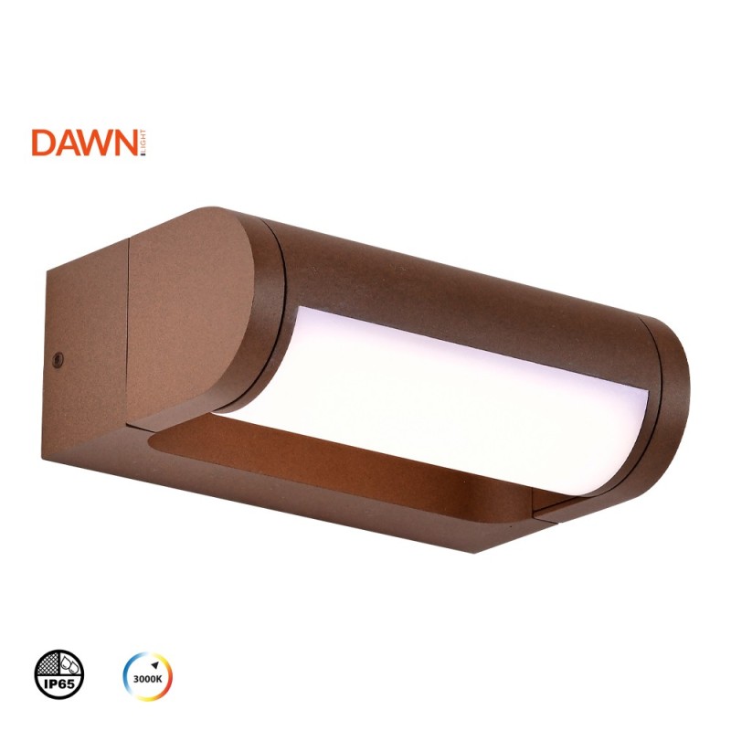 1 LED SPOLJNA LAMPA 1018 ZIDNA 12W 3000K IP65 CORTEN 250529