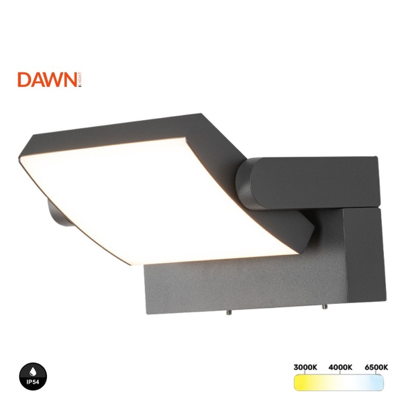 1 LED SPOLJNA LAMPA S007 ZIDNA 20W CCT IP54 SIVA 250531