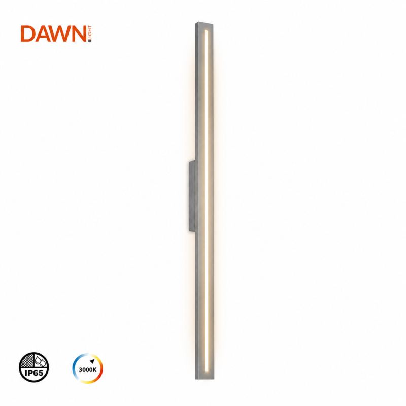 1 LED SVETILJKA 1010D ZIDNA 28W 3000K IP65 SIVA 250524