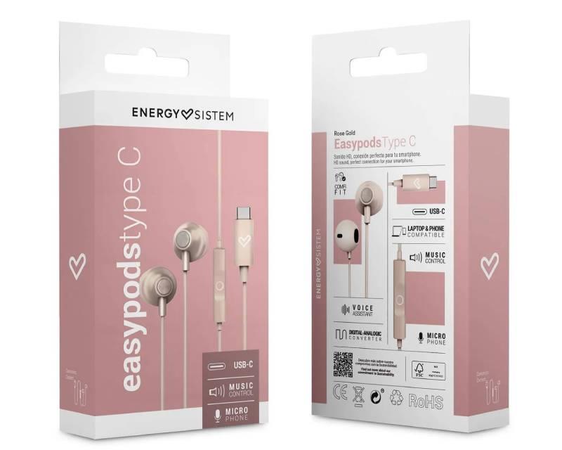 EasyPods Rose Gold type C slušalice (M45928)