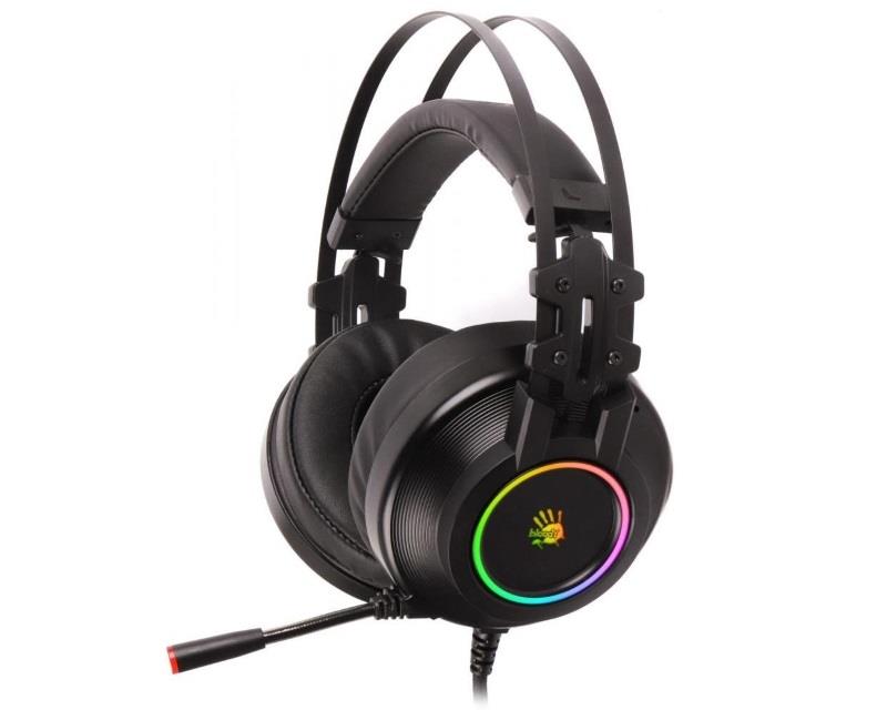 G528C Bloody Virtual 7.1 RGB Gaming crne slušalice