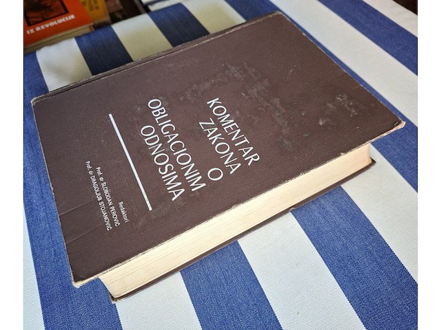 Komentar zakona o obligacionim odnosima II, Perović