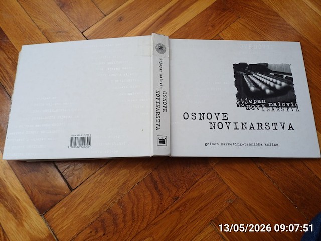 STJEPAN MALOVIĆ, OSNOVE NOVINARSTVA