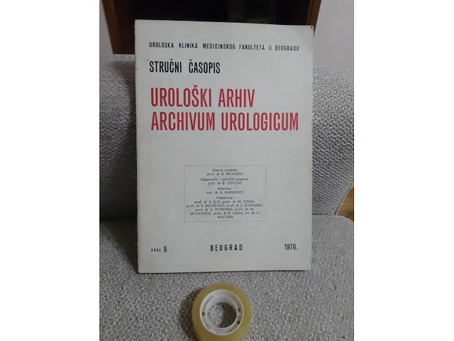 Urološki arhiv 6 1976