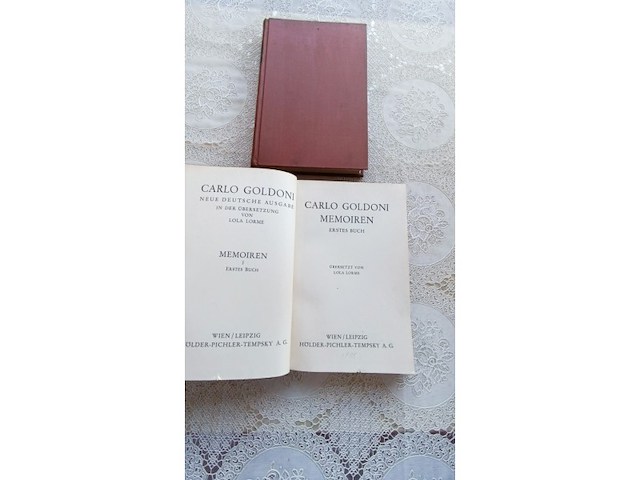 Memorien - Carlo Goldoni