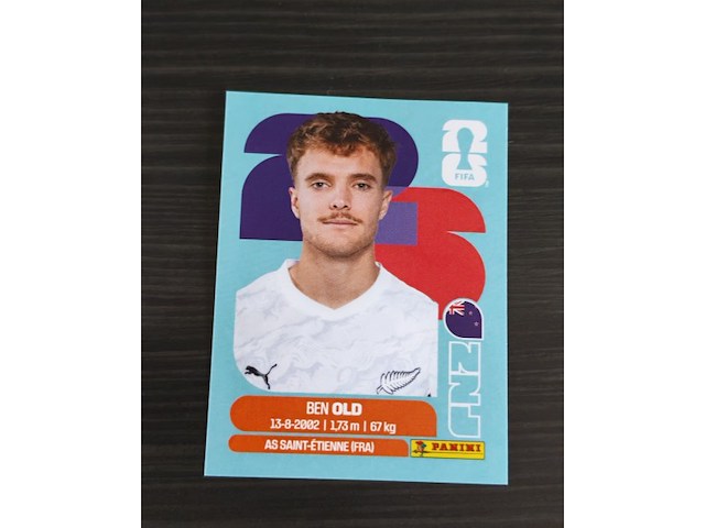 Panini FIFA 2026 USA NZL 16