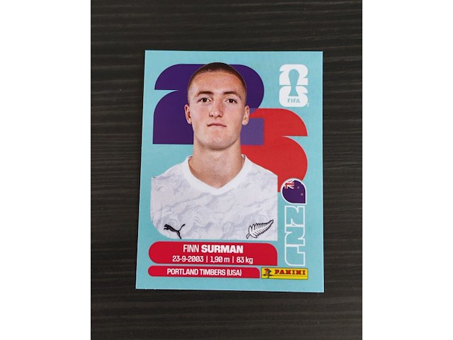 Panini FIFA 2026 USA NZL 09