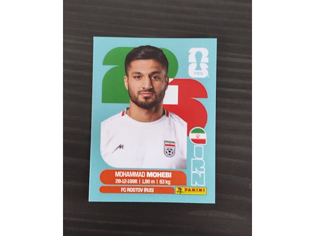 Panini FIFA 2026 USA IRN 16
