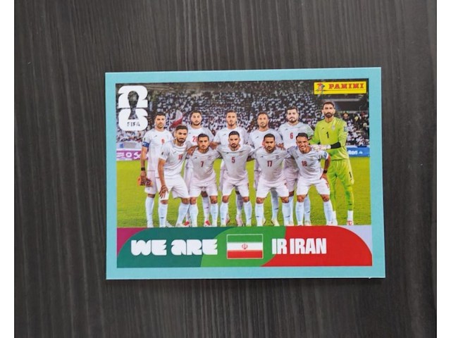 Panini FIFA 2026 USA IRN 13