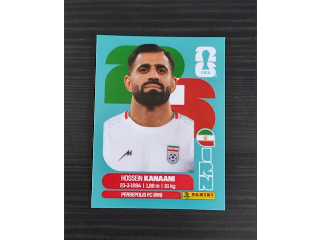 Panini FIFA 2026 USA IRN 08