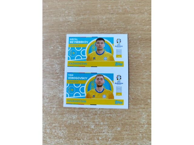 EURO 2024 sličica KAZ 08 6;;; KAZ 07