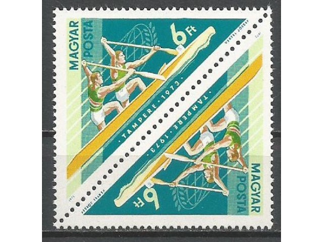 Mađarska,SP u sportovima na vodi 1973.,ključna-par,čist