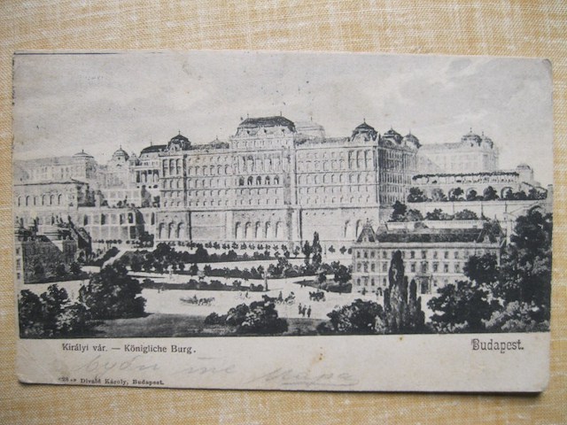 Budimpešta-Budapest, 1905. putovala Beograd