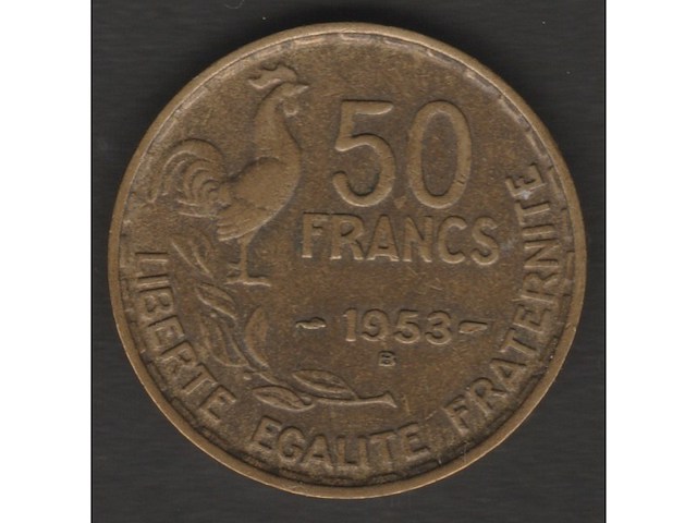 50 Francs, Franaka - 1953 B - Francuska, France