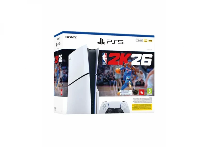 Konzola Sony PlayStation 5 Slim Disc 1TB + NBA 2K26