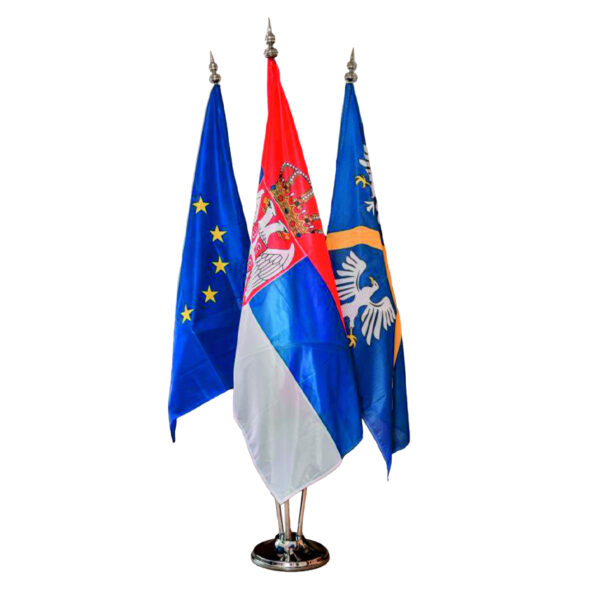 Kabinetski jarbol 3/1 2,2-2,5m sa ukrasnim vrhom (kugle i šiljak)