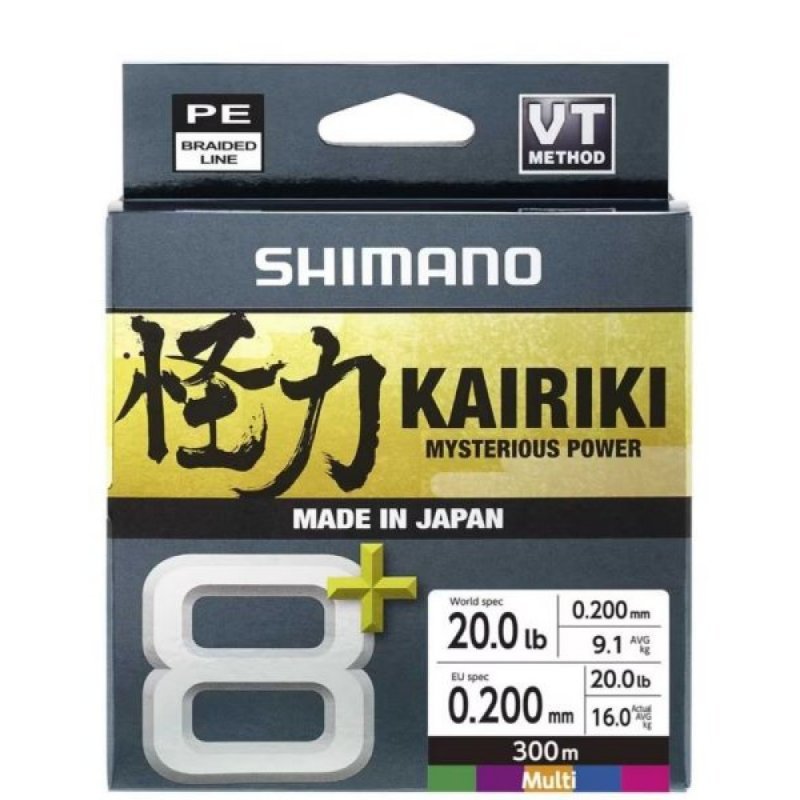 Kanap Shimano Kairiki 8 Green 150m 0.19mm 13.4kg