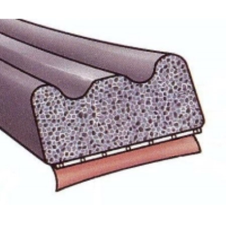 Dihtung guma, samolepljiva – Trelleborg 8x3mm