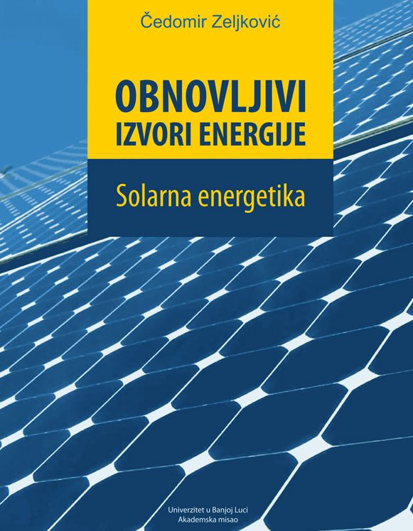 OBNOVLJIVI IZVORI ENERGIJE – SOLARNA ENERGETIKA
