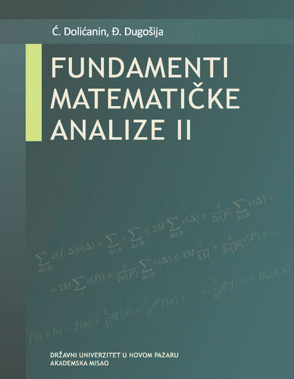 FUNDAMENTI MATEMATIČKE ANALIZE II